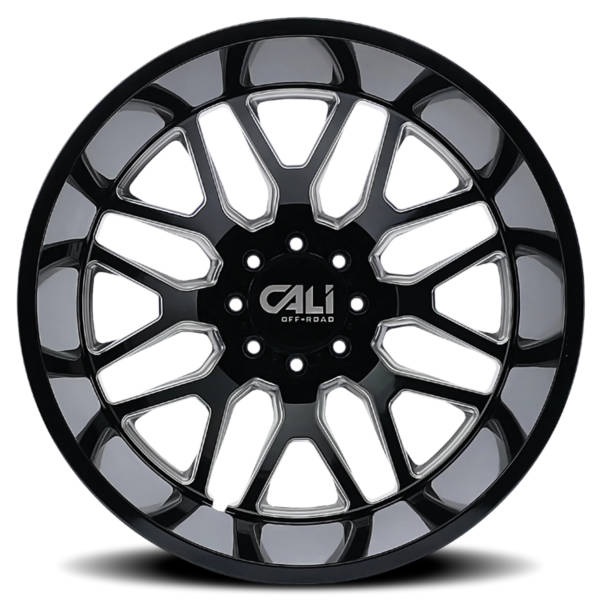 Cali Off Road Invader Dually 22 X8.25 8-165.10 -192BKGLBM | Discount Tire