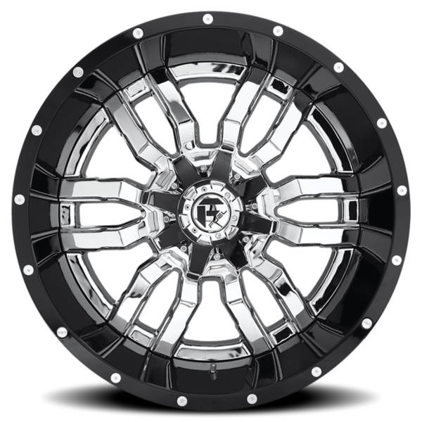 Fuel Wheels Sledge D270 20 X10 8-165.10 -18 CHCHBL | Discount Tire