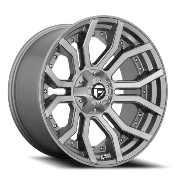 Fuel Wheels Rage Platinum D713 20 X10 5-127.00/139.70 -18 GYBRTD ...