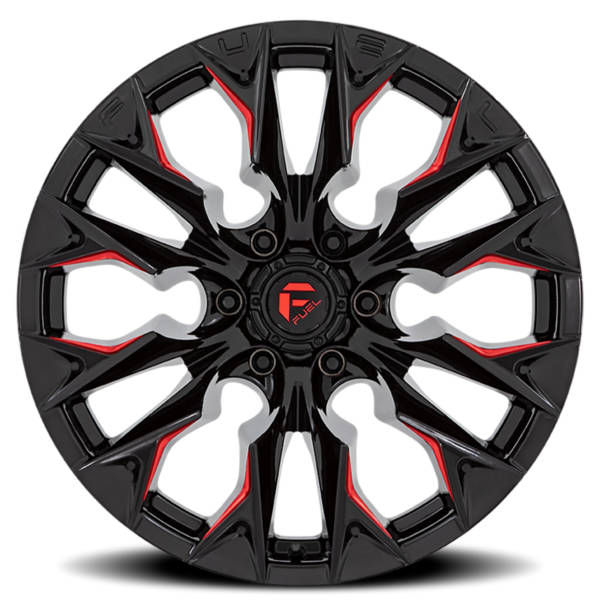 Fuel Wheels Flame D823 20 X10 5-139.70 -18 BKGLTR | America's Tire