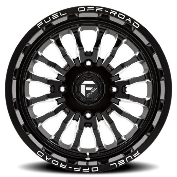 Fuel Wheels Arc UTV D821 22 X7 4-136.00 4.51+3.49BKGLBM | America's Tire