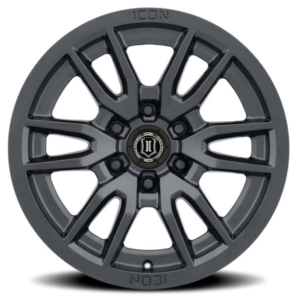 Icon Alloys Vector 6 17 X8.5 6-120.00 0 BKGLBL | America's Tire