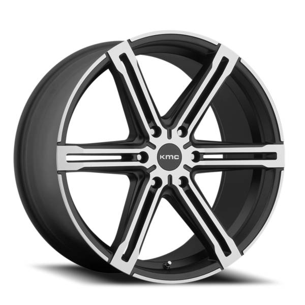 KMC KM686 Faction 22 X9.5 6-139.70 15 BKMTMS | Discount Tire