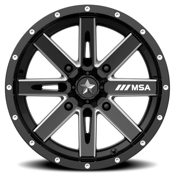 MSA Offroad M41 Boxer 18 X7 4-156.00 4.39+3.61BKGLBM | Discount Tire