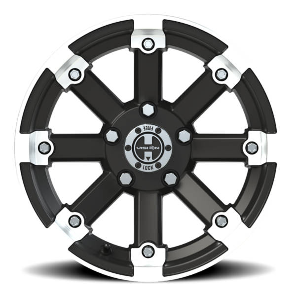 Vision Lockout 393 14 X7 5-114.30 4+3 BKMTML | Discount Tire