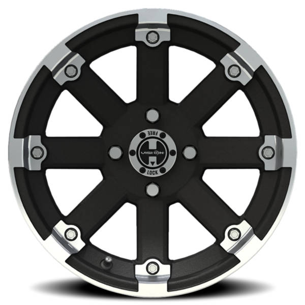 Vision Lockout 393 14 X8 4-136.00 2+6 BKMTML | Discount Tire