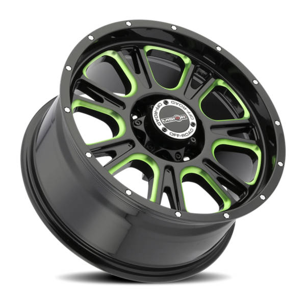 Vision Fury 17 X8.5 6-139.70 0 BKGLBG | Discount Tire