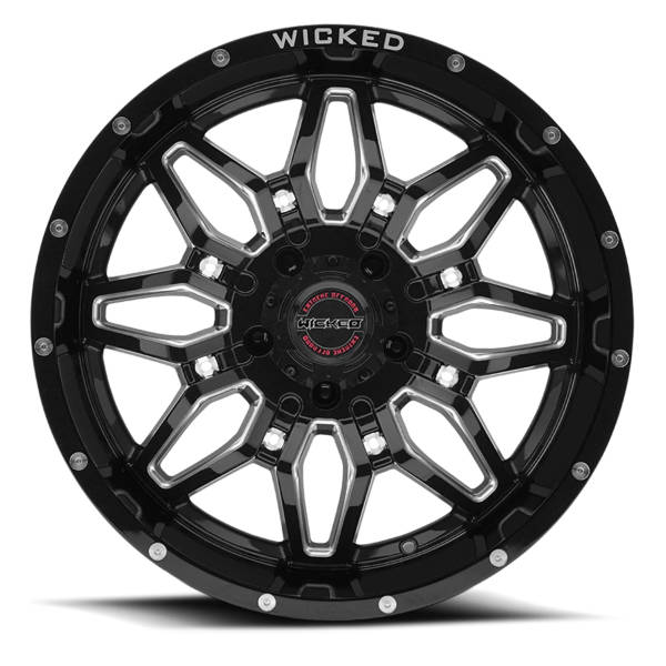 Wicked Off-Road W909 20 X9 6-139.70 -12 BKGLBA | Discount Tire