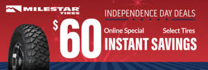 Milestar Tire Deals | Milestar Tire Sale | Discount Tire